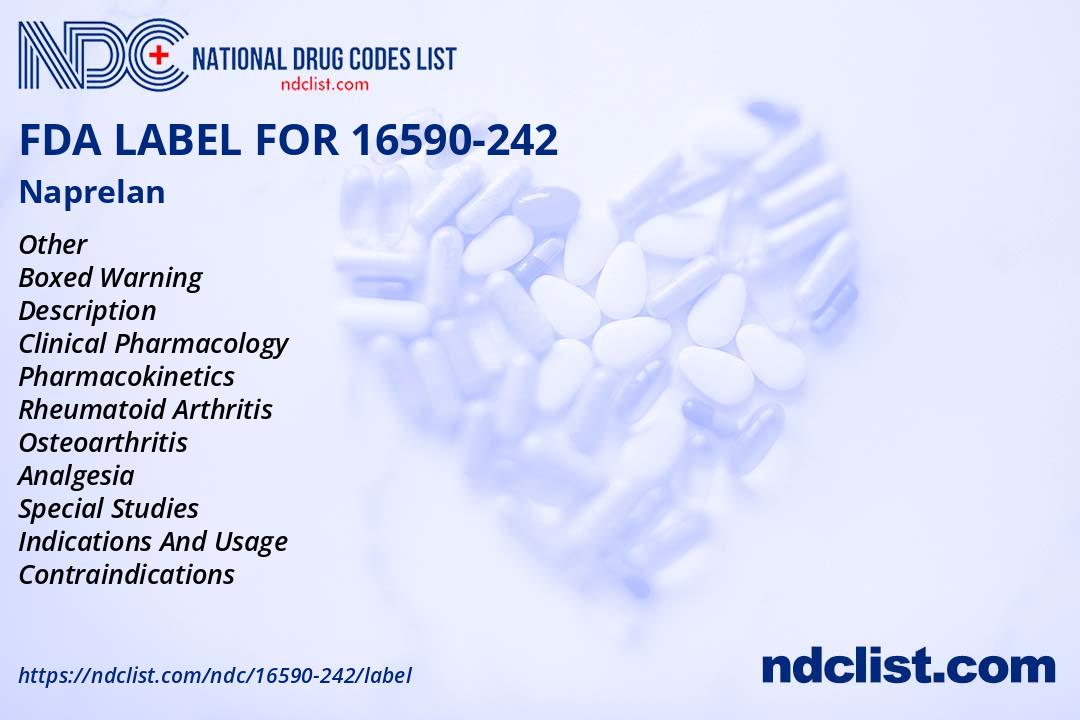 Naprelan - FDA Label NDC 16590-242