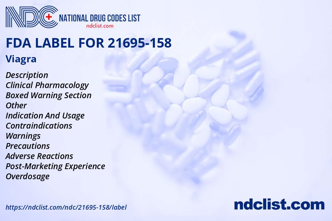 FDA Label for Viagra - Indications, Usage & Precautions