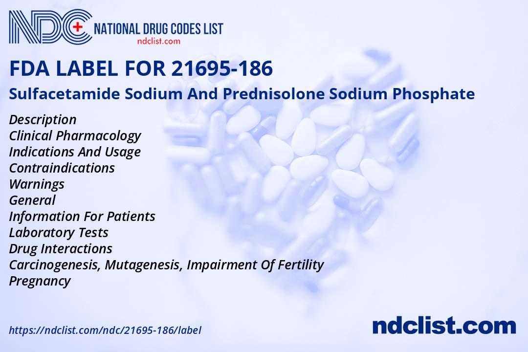 FDA Label for Sulfacetamide Sodium And Prednisolone Sodium Phosphate ...