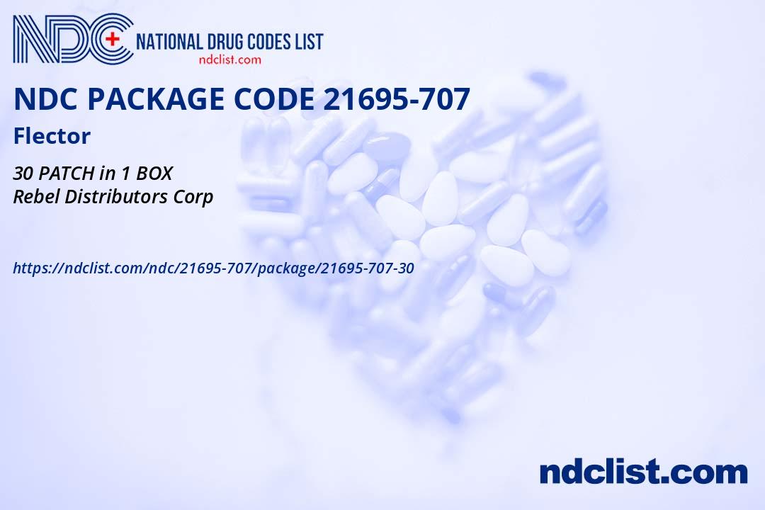 NDC Package 21695-707-30 Flector
