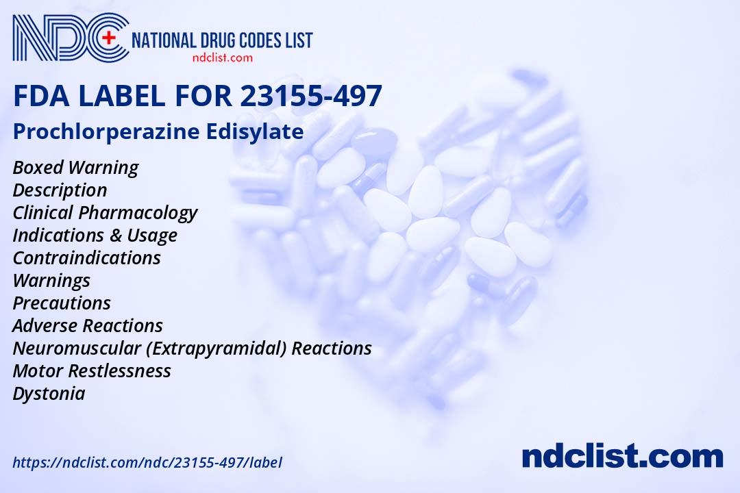 FDA Label for Prochlorperazine Edisylate Injection Intramuscular ...