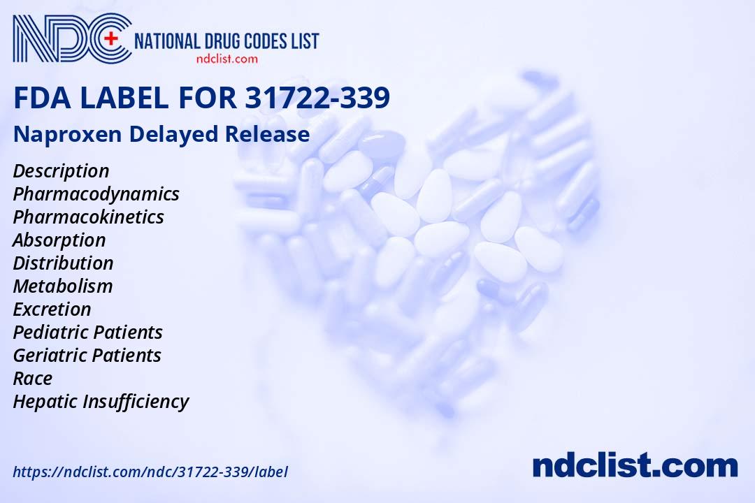 FDA Label for Naproxen Delayed Release - Indications, Usage & Precautions