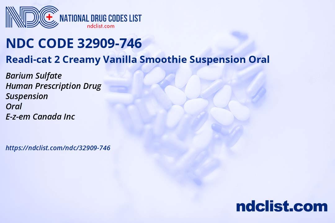 NDC 32909-746 Readi-cat 2 Creamy Vanilla Smoothie Suspension Oral