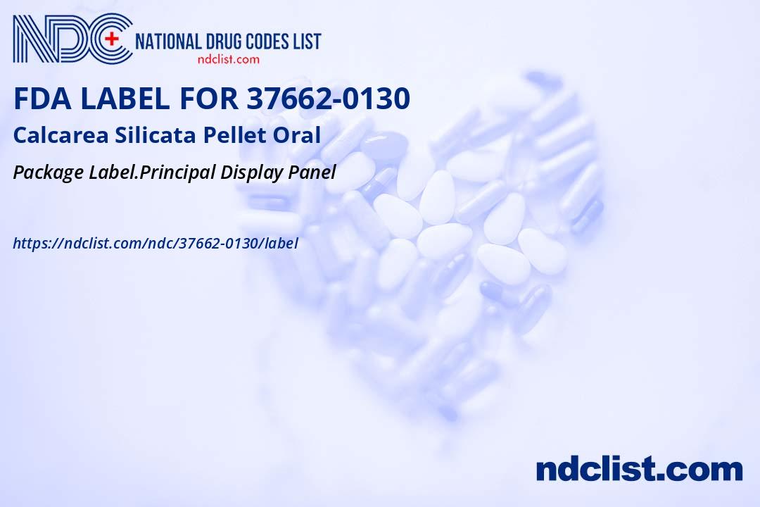 FDA Label for Calcarea Silicata Pellet Oral - Indications, Usage ...