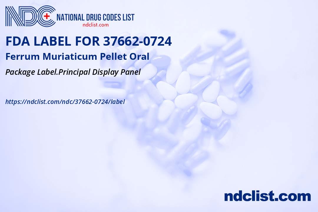 Ferrum Muriaticum Pellet- FDA Label NDC37662-0724