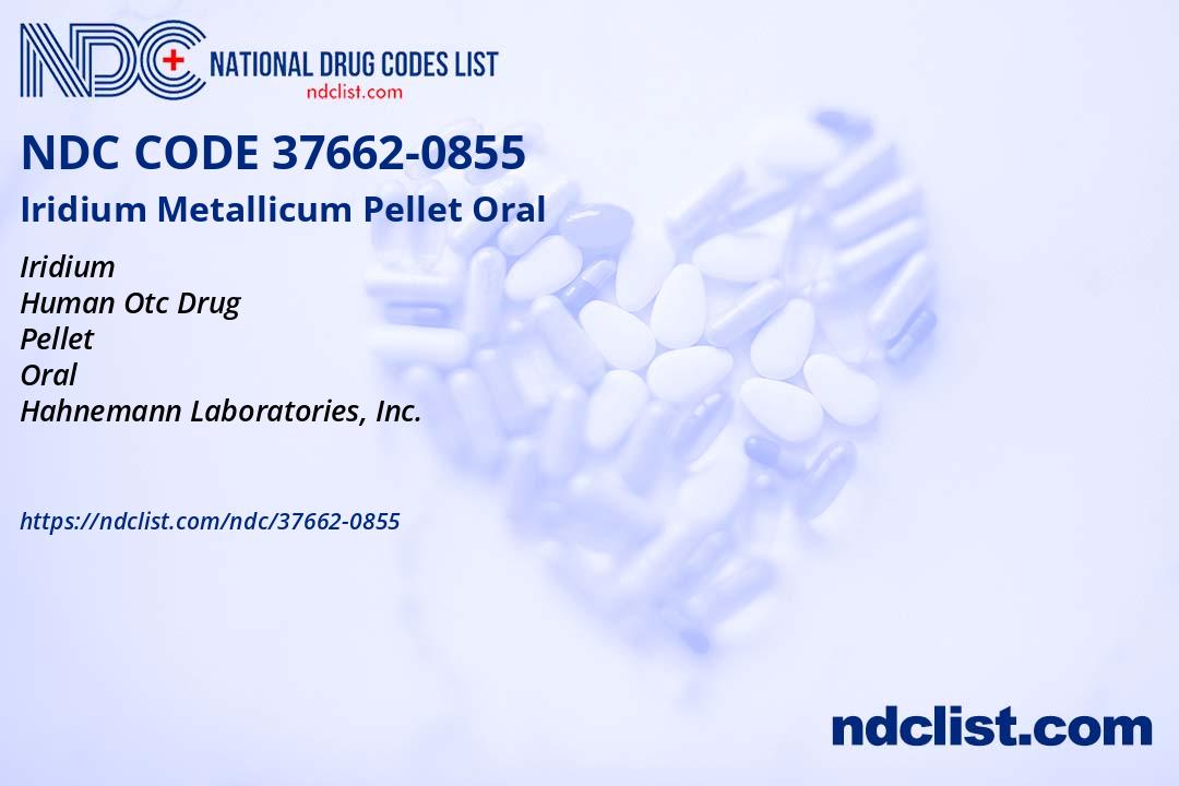 Iridium Metallicum Pellet- NDC37662-0855