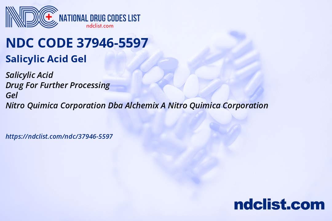 NDC 37946-5597 Salicylic Acid Gel