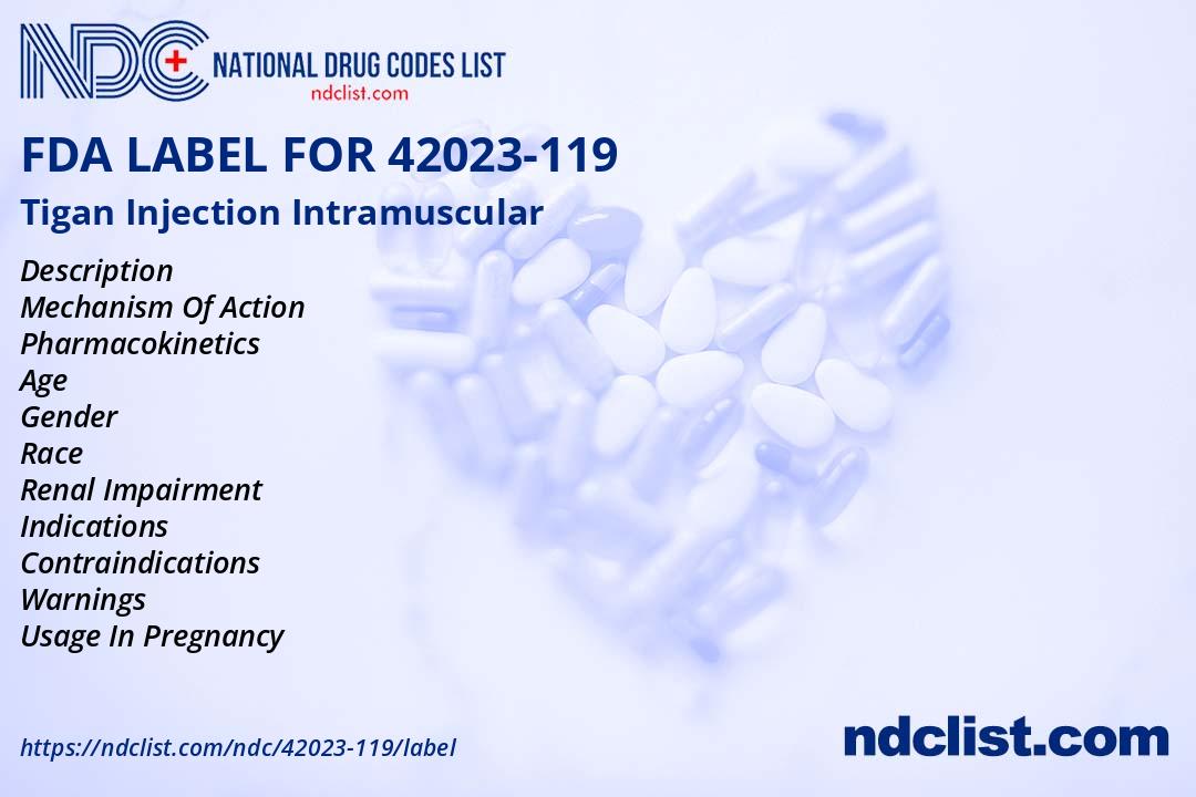 Tigan Injection- FDA Label NDC42023-119