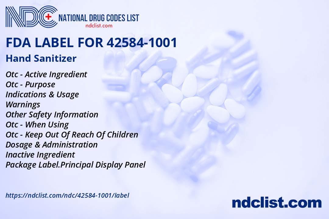 FDA Label for Hand Sanitizer - Indications, Usage & Precautions