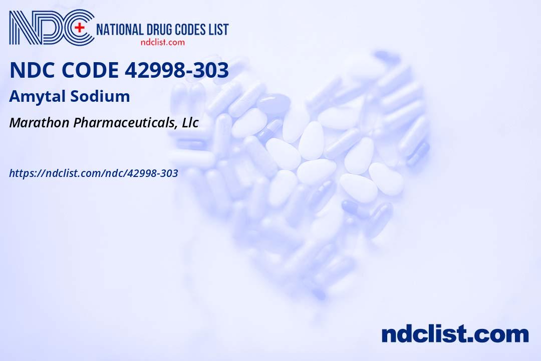 NDC 42998-303 Amytal Sodium