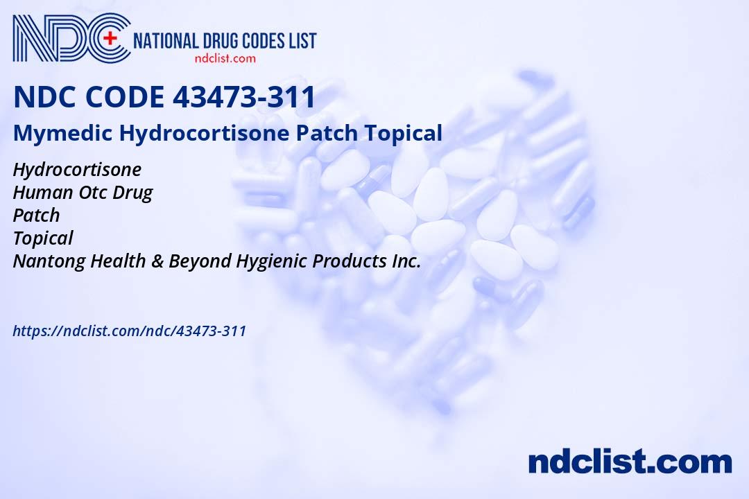 Mymedic Hydrocortisone Patch NDC 43473-311