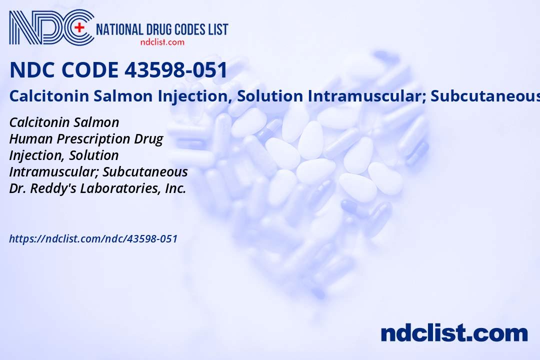 Calcitonin Salmon Injection, Solution- NDC43598-051