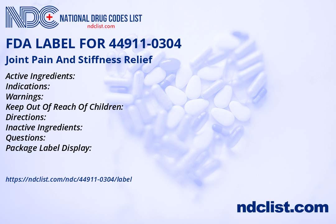 FDA Label for Joint Pain And Stiffness Relief Spray Topical ...