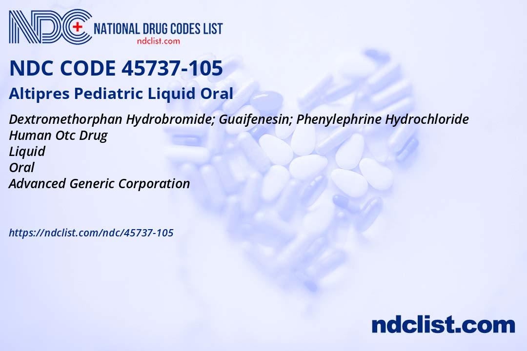 Altipres Pediatric Liquid NDC 45737-105
