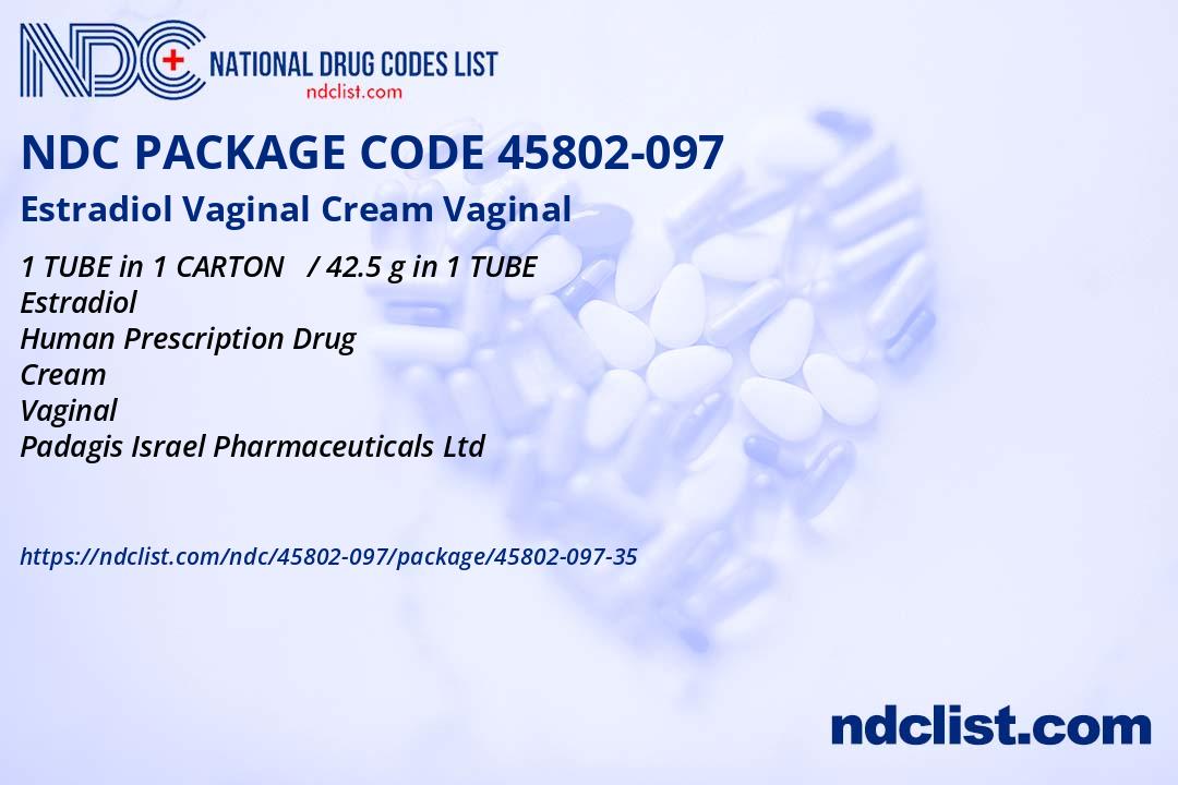 Estradiol Vaginal Cream- NDC45802-097-35