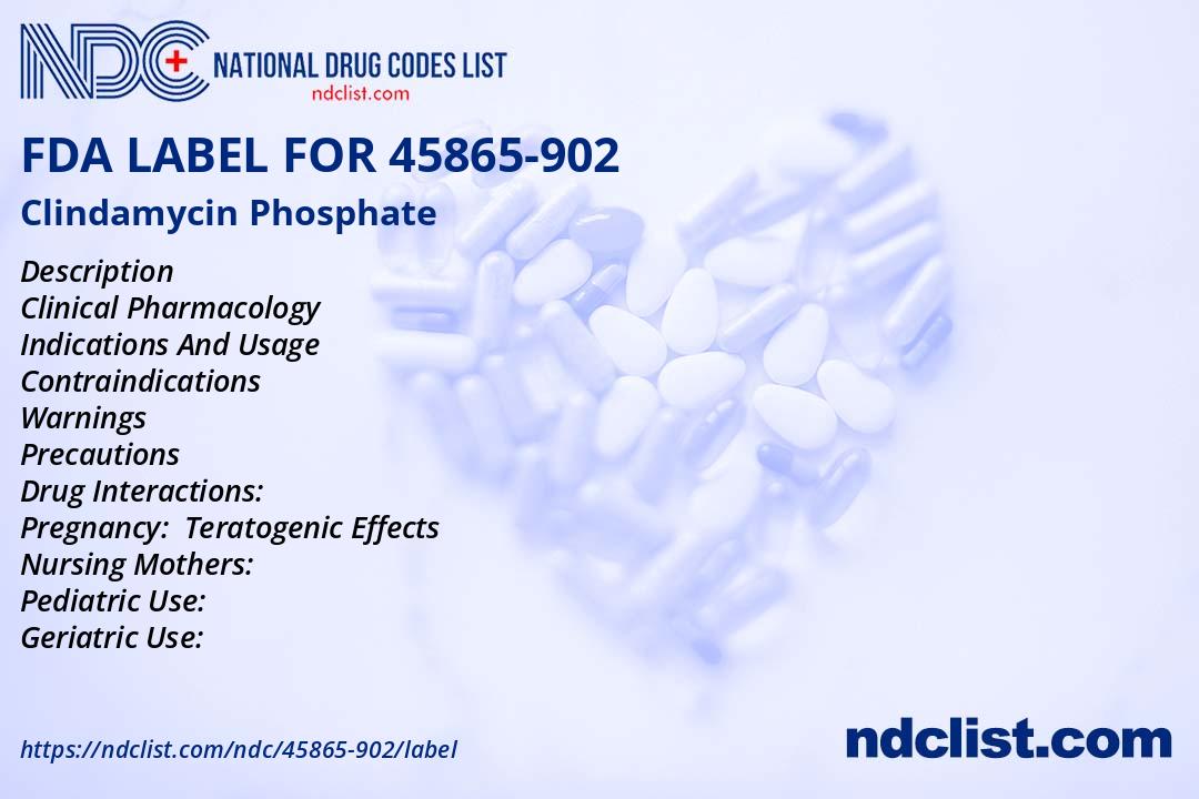 FDA Label for Clindamycin Phosphate - Indications, Usage & Precautions