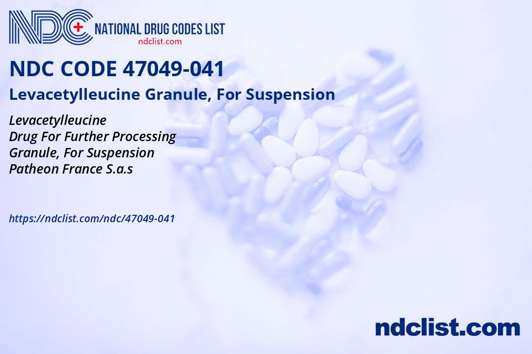 Levacetylleucine Granule, For Suspension- NDC47049-041