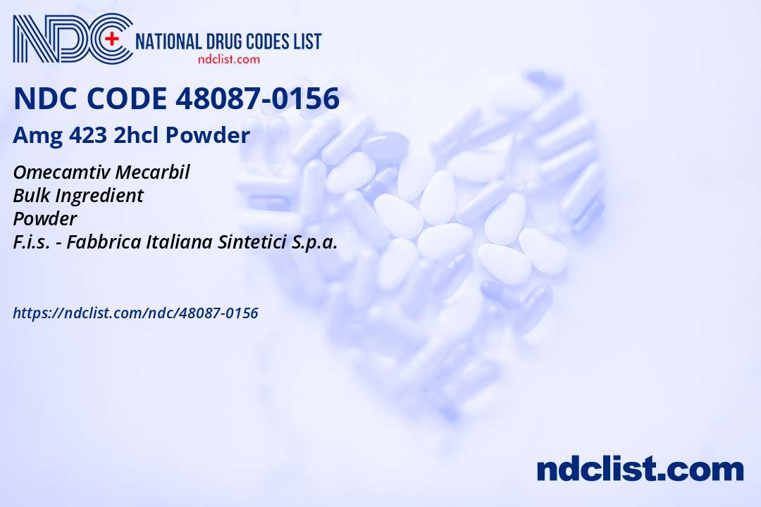 Amg 423 2hcl Powder NDC 48087-0156