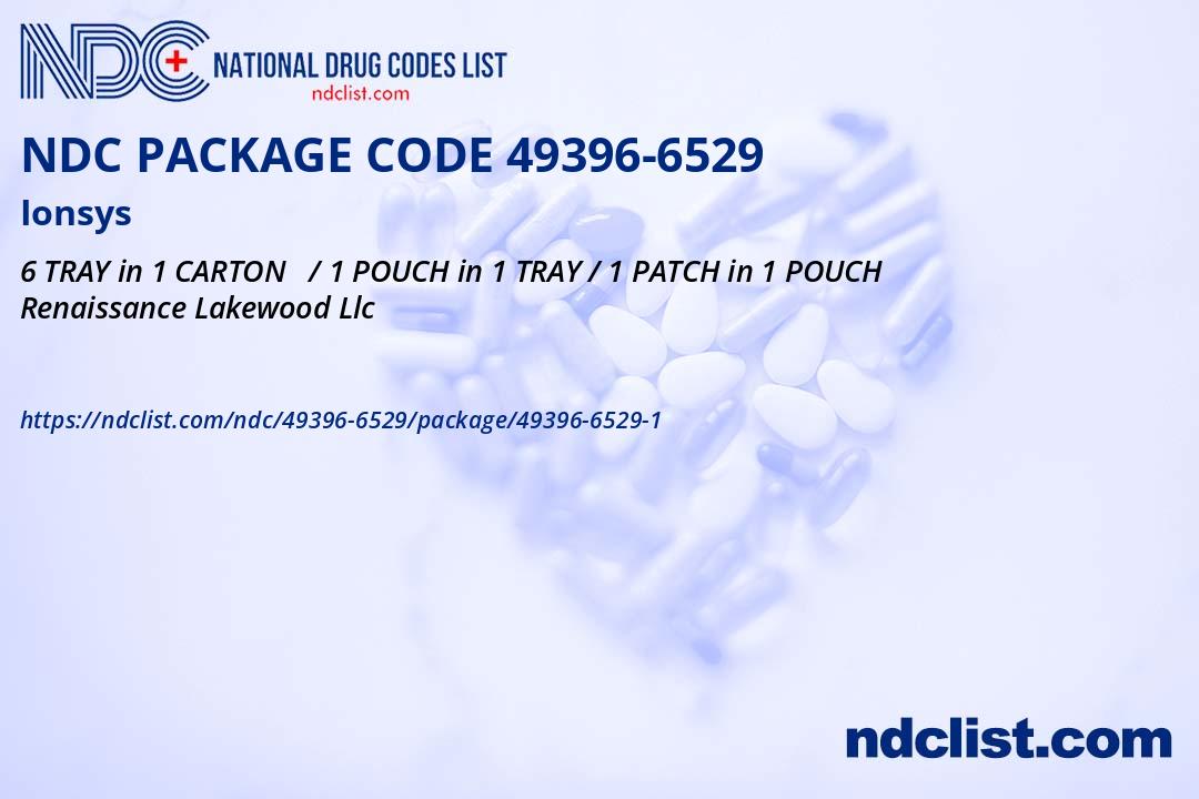 NDC Package 49396-6529-1 Ionsys