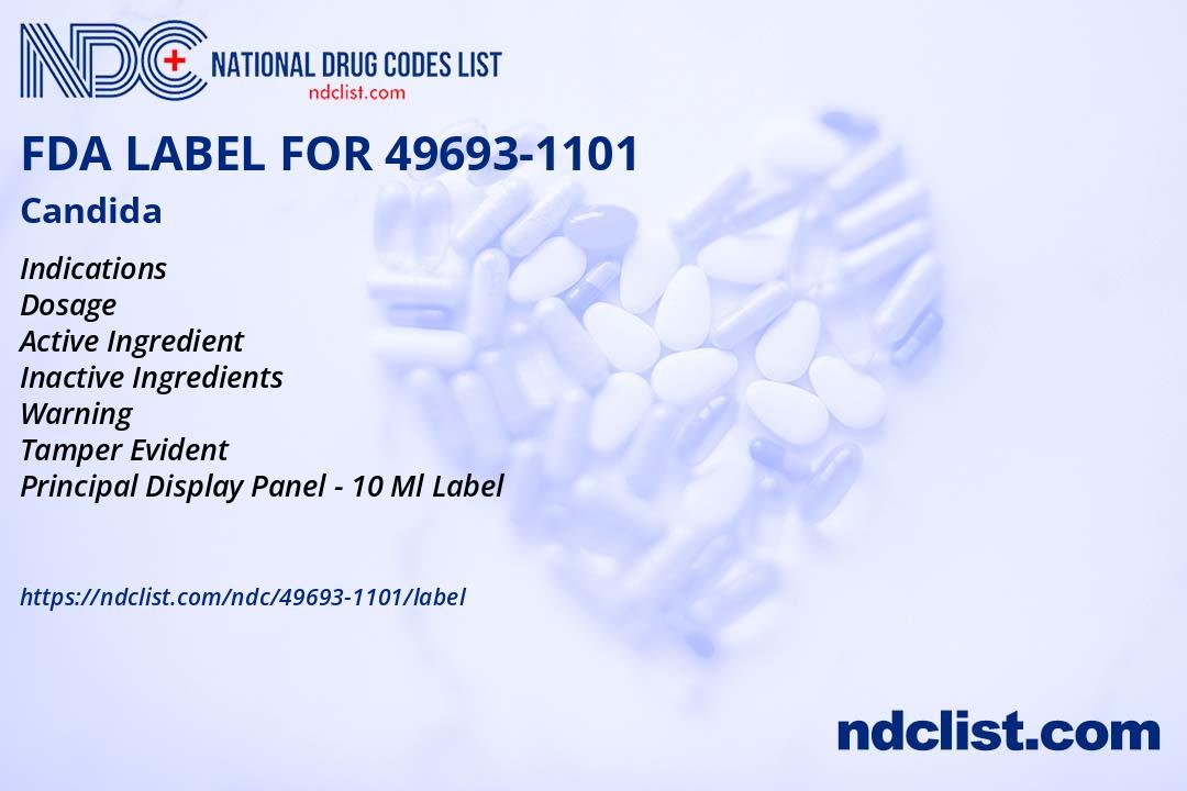 Candida- FDA Label NDC49693-1101