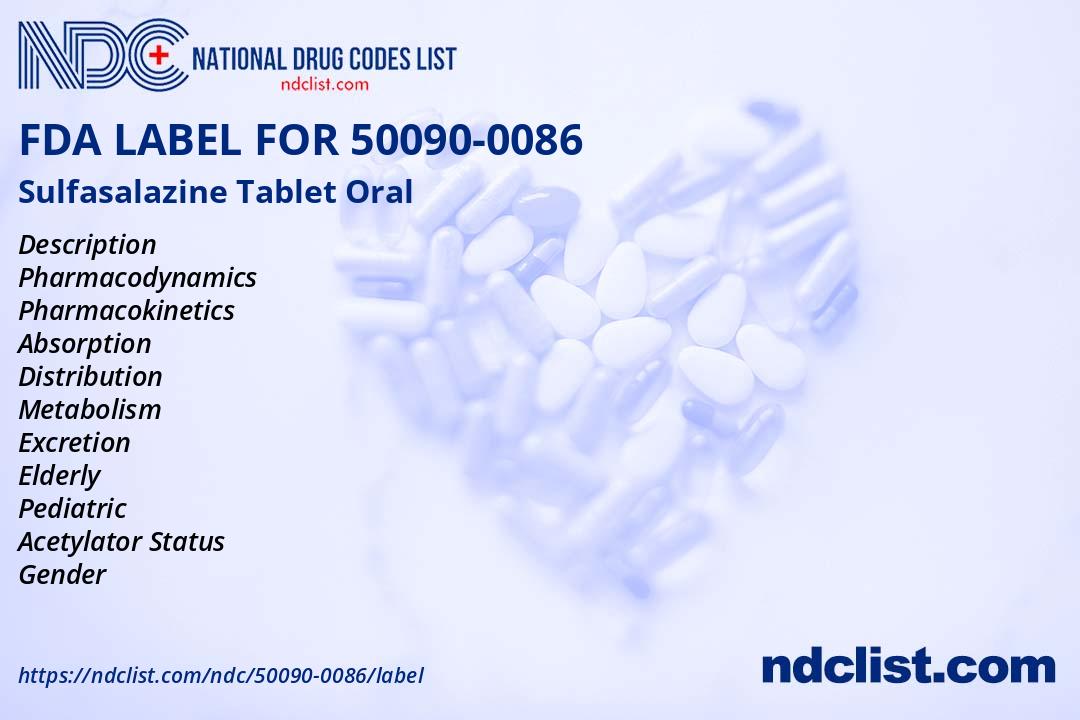 FDA Label for Sulfasalazine Tablet Oral - Indications, Usage & Precautions