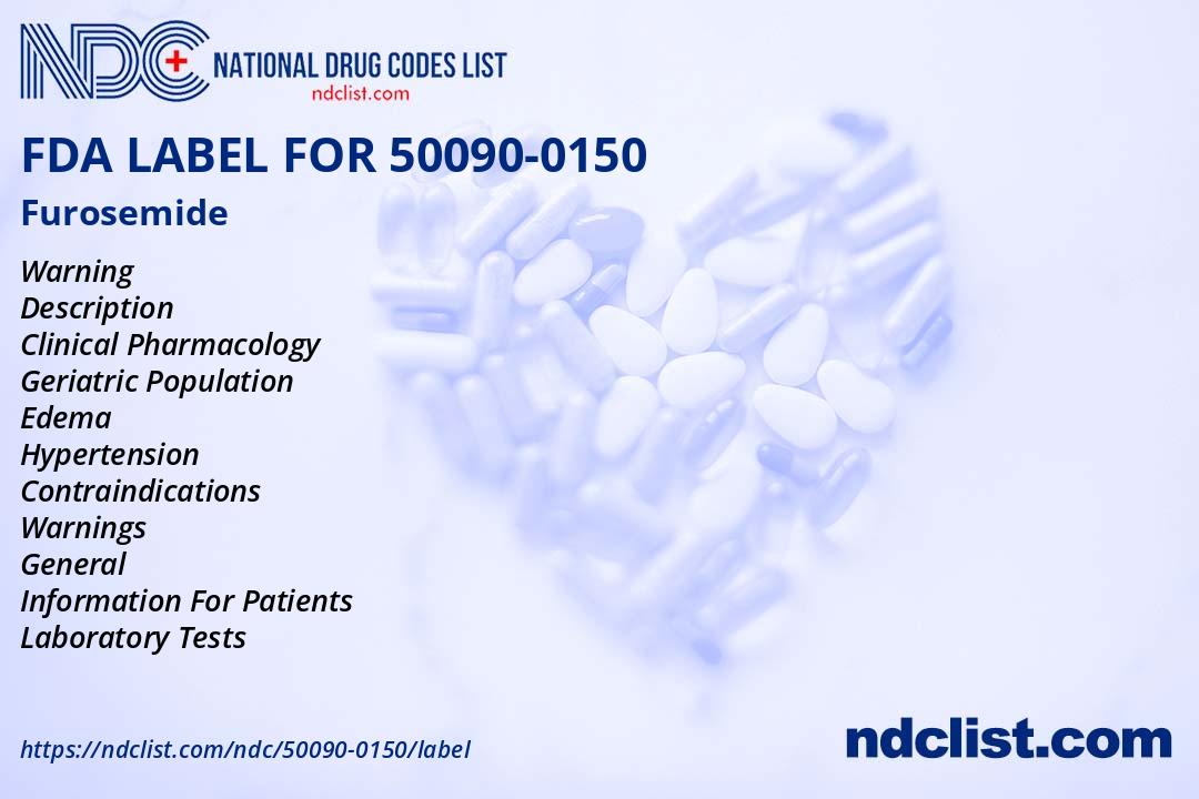 FDA Label for Furosemide - Indications, Usage & Precautions