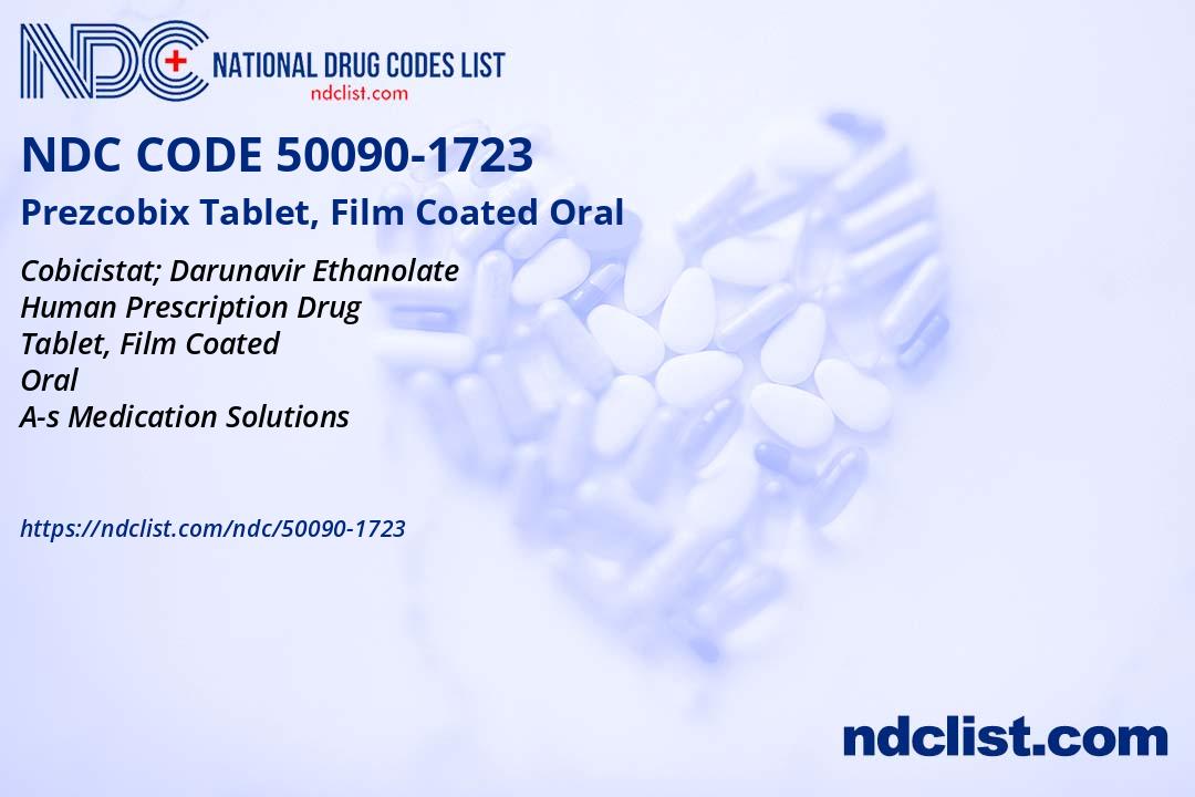 NDC 50090-1723 Prezcobix Tablet, Film Coated Oral