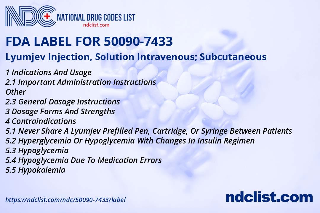 FDA Label for Lyumjev Injection, Solution Intravenous; Subcutaneous ...