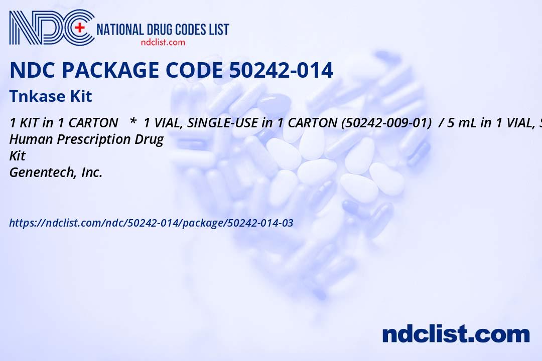 Tnkase Kit- NDC50242-014-03