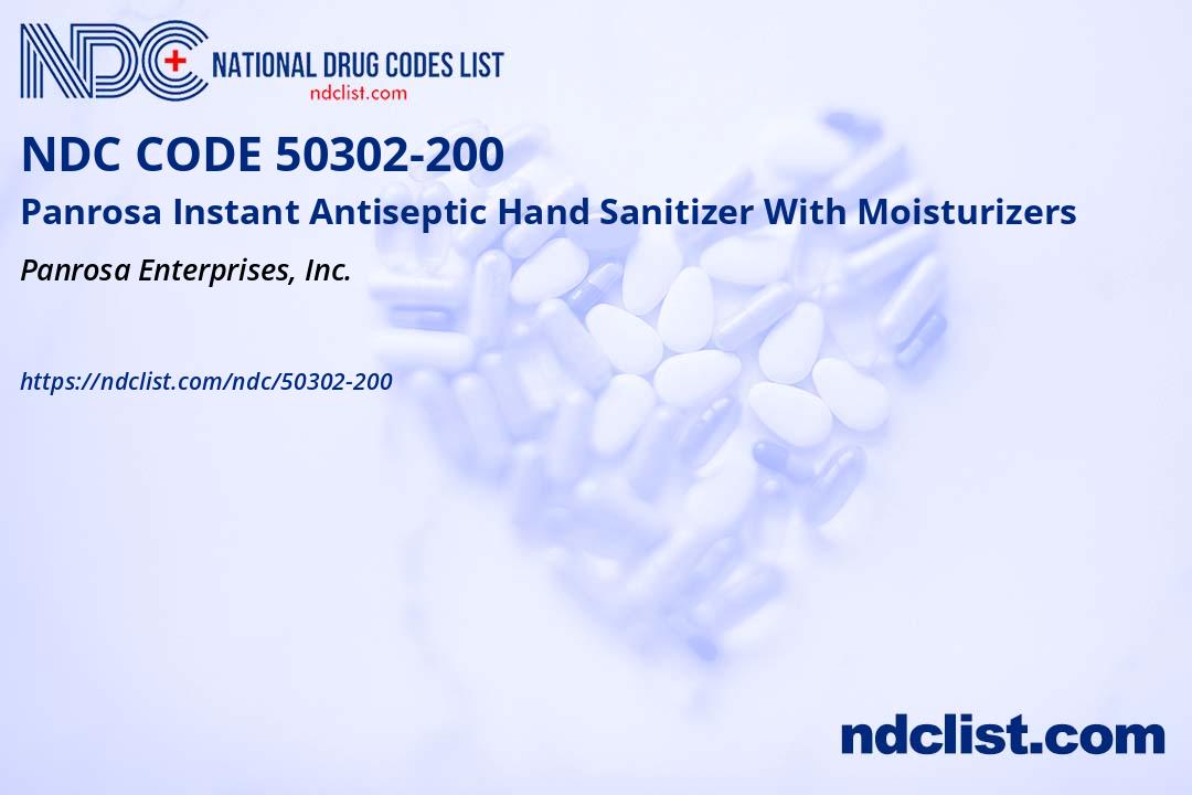 Panrosa Instant Antiseptic Hand Sanitizer NDC 50302-200