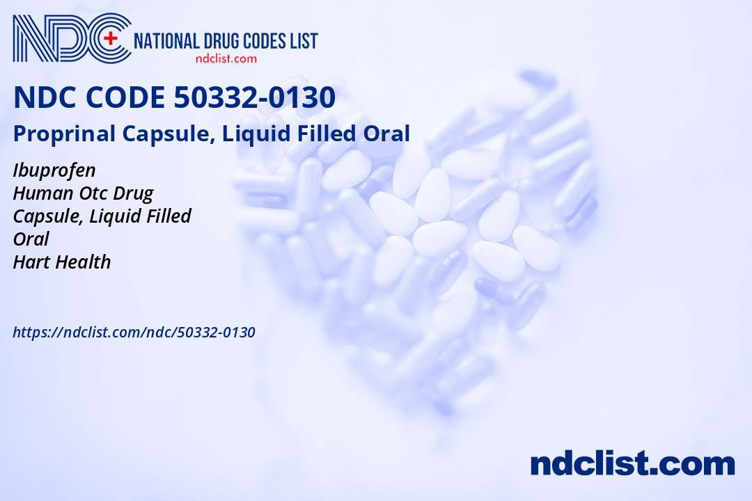 Proprinal Capsule, Liquid Filled- NDC50332-0130