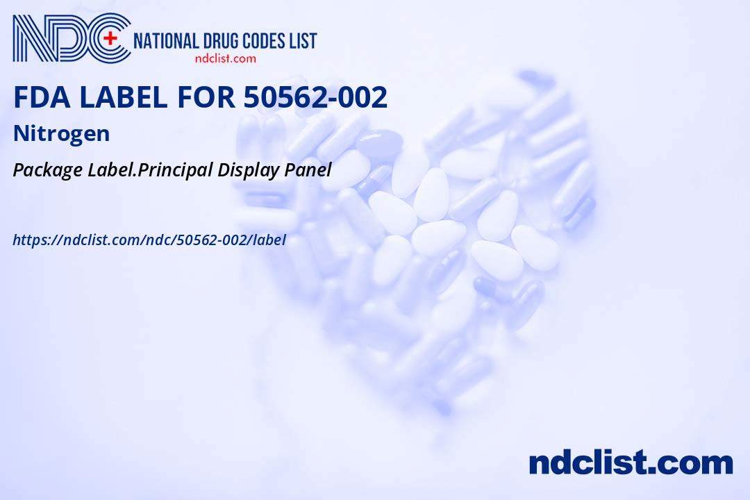 FDA Label for Nitrogen - Indications, Usage & Precautions