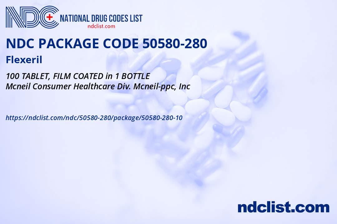 Flexeril- NDC50580-280-10