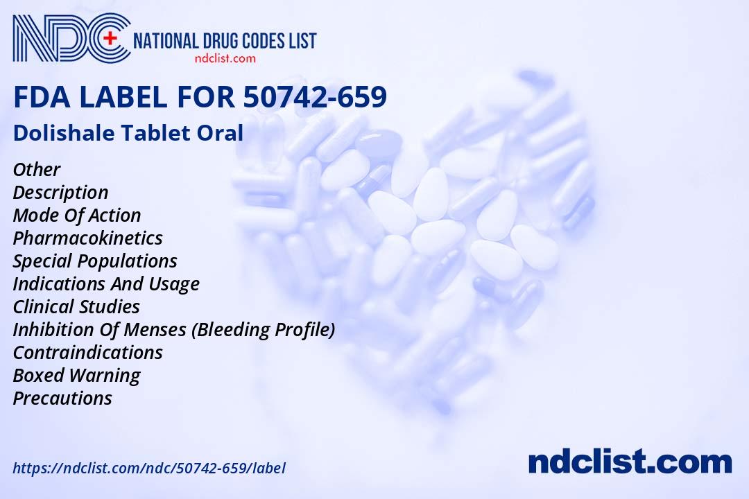 Dolishale Tablet- FDA Label NDC50742-659