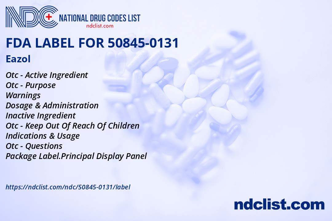 Eazol- FDA Label NDC50845-0131