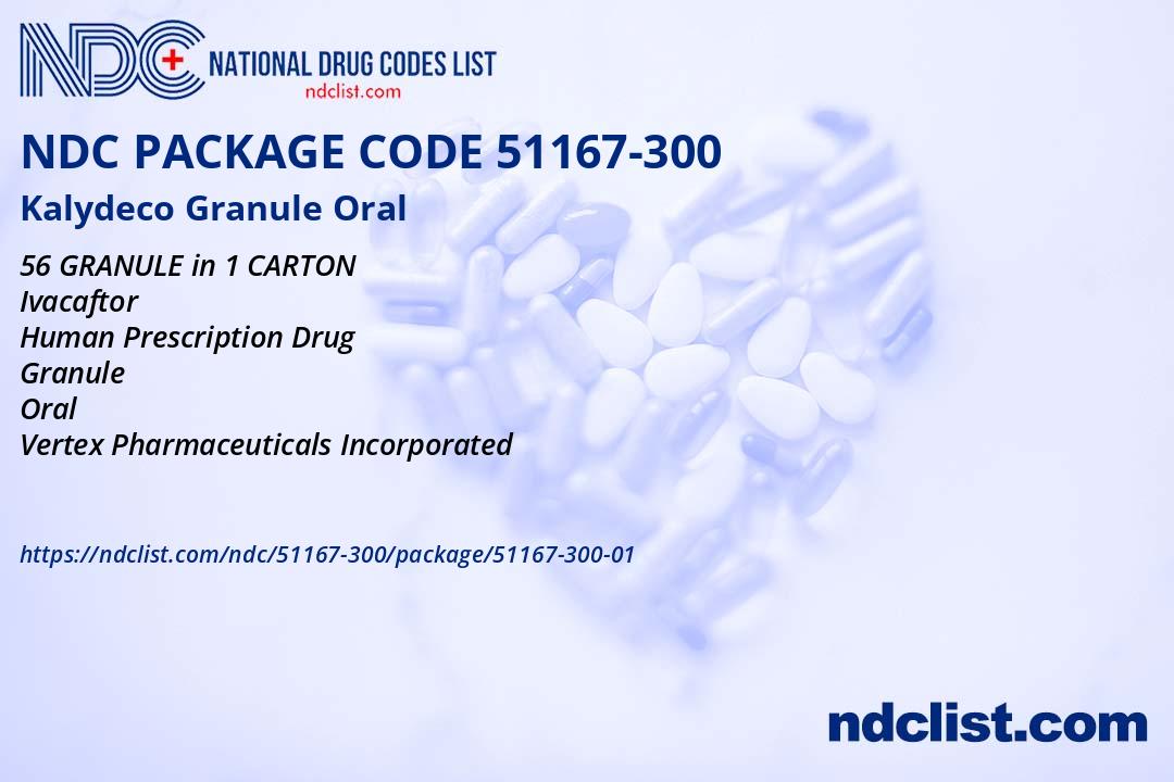 Kalydeco Granule- NDC51167-300-01