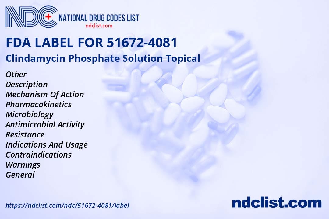 FDA Label for Clindamycin Phosphate Solution Topical - Indications ...
