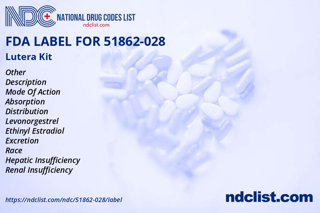 Lutera Kit- FDA Label NDC51862-028