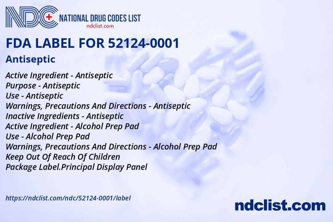 Antiseptic- FDA Label NDC52124-0001