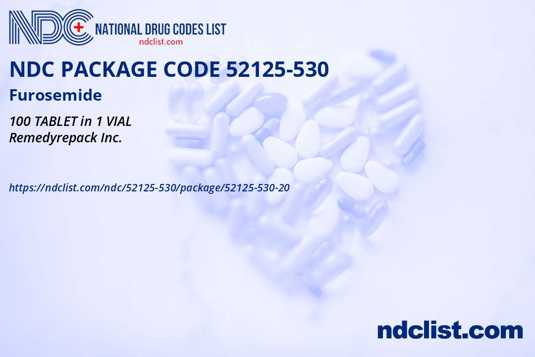 NDC Package 52125-530-20 Furosemide