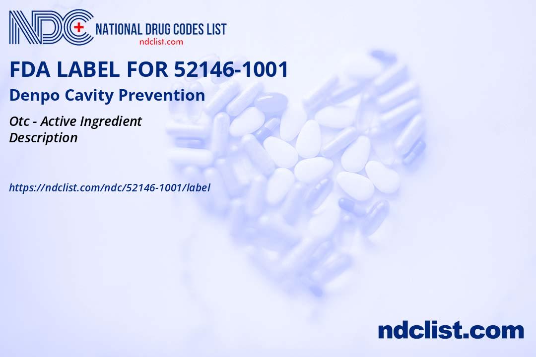 Denpo FDA Label - NDC 52146-1001