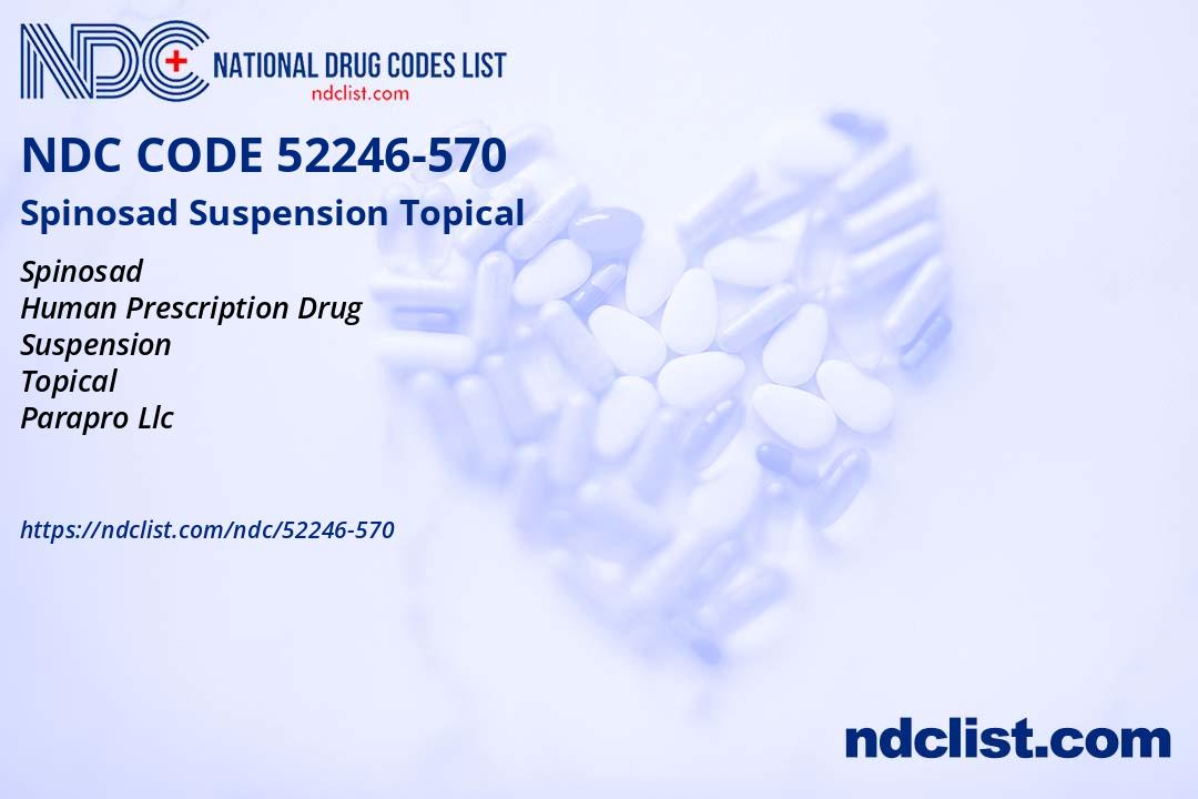 NDC 52246-570 Spinosad Suspension Topical