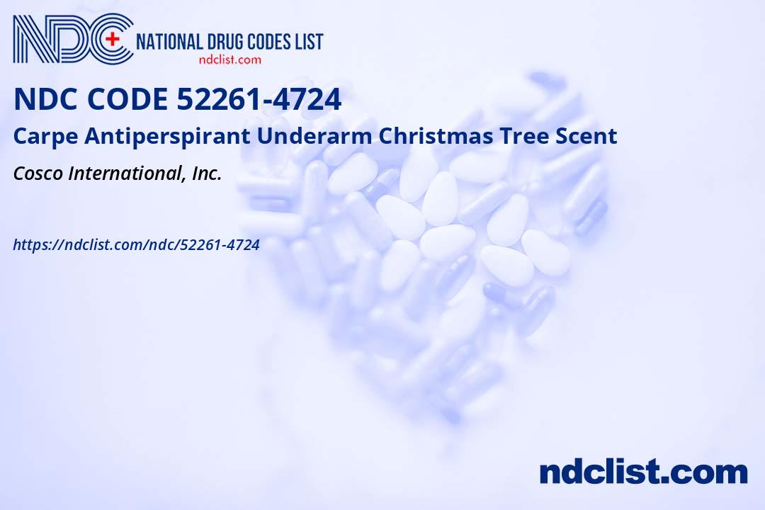 Carpe Antiperspirant Underarm Christmas Tr- NDC52261-4724