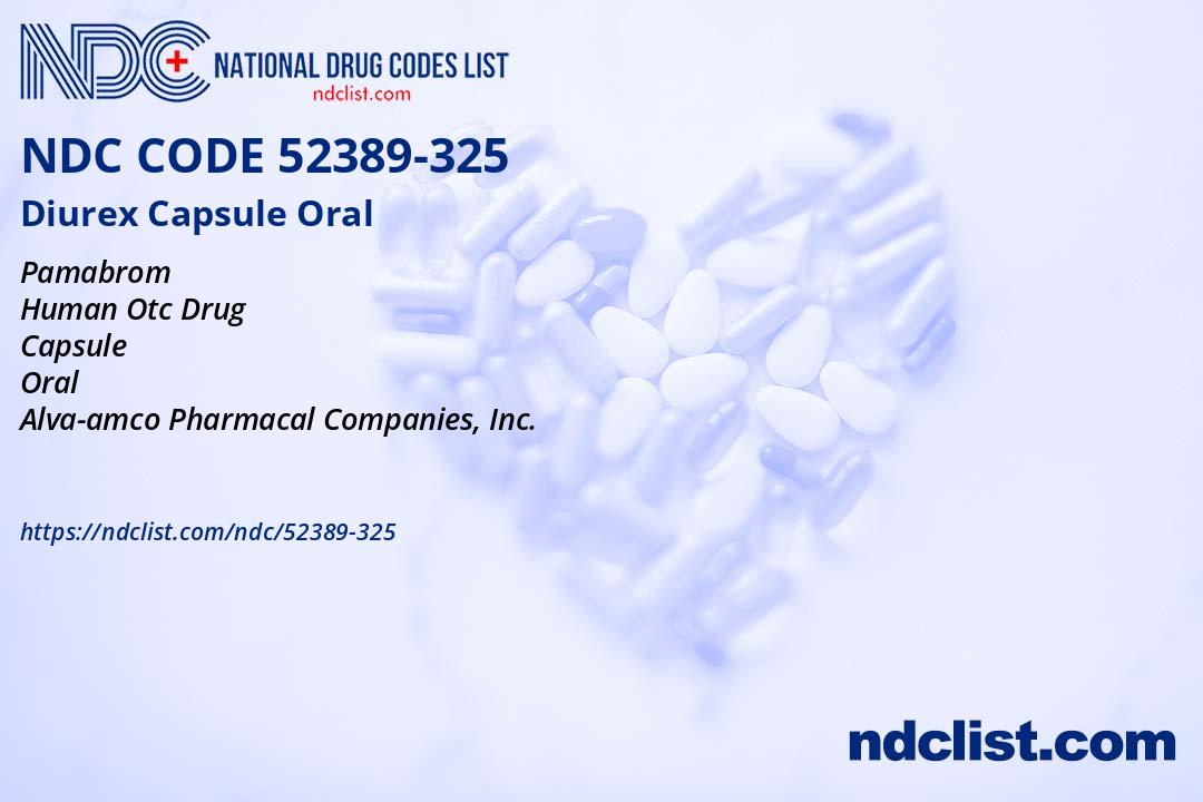Diurex NDC 52389-325