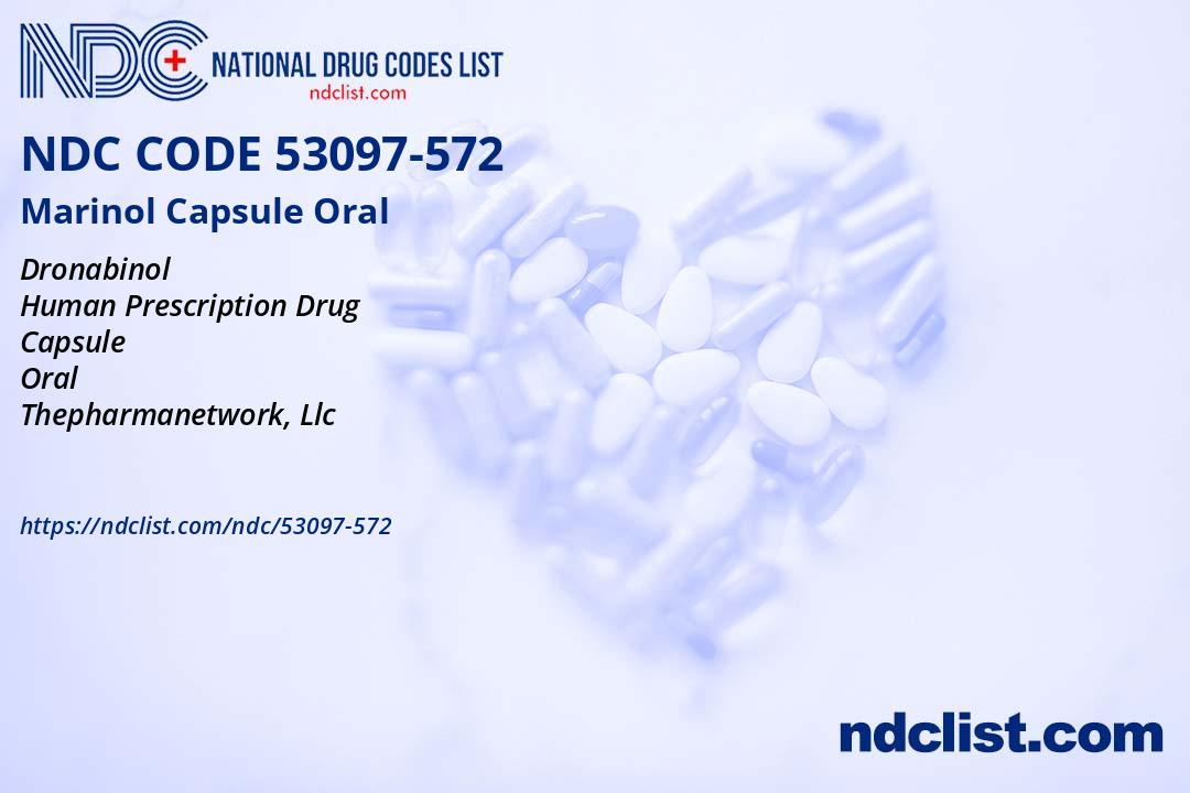Marinol Capsule- NDC53097-572