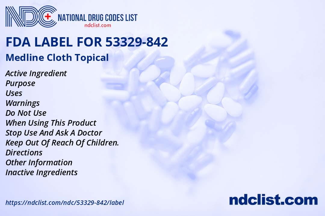 FDA Label for Medline - Indications, Usage & Precautions