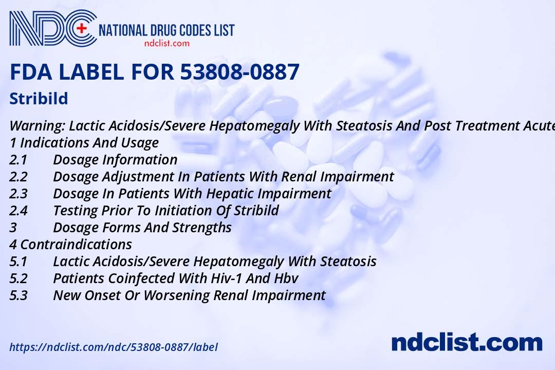 FDA Label for Stribild - Indications, Usage & Precautions