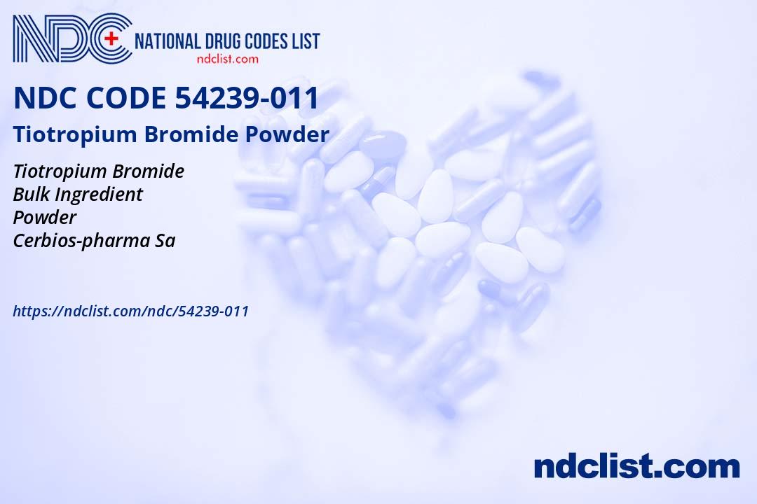Tiotropium Bromide Powder- NDC54239-011
