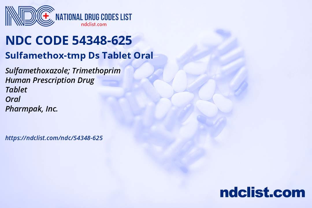 Sulfamethox-tmp Ds Tablet NDC 54348-625