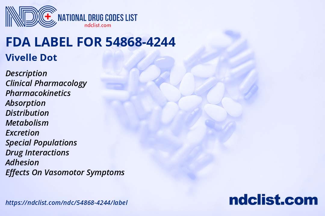 FDA Label for Vivelle Dot - Indications, Usage & Precautions